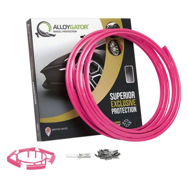 AlloyGator Challenger Wheel Protectors; Pink K4PNKEXC (Universal; Some ...