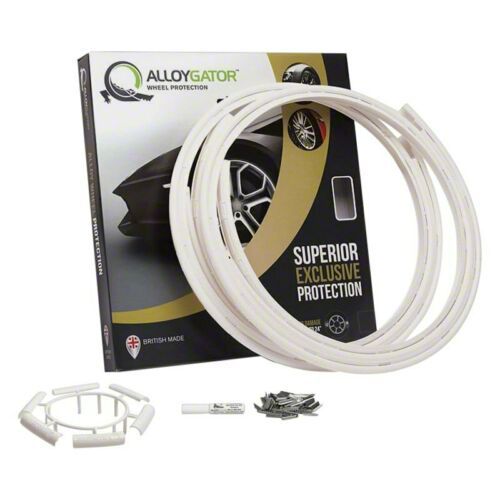AlloyGator Challenger Wheel Protectors; White K4WHTEXC (Universal; Some ...