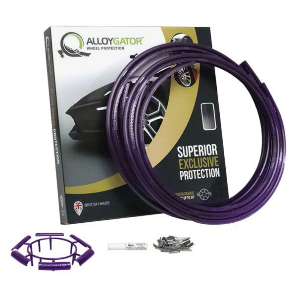 AlloyGator Charger Wheel Protectors; Purple K4PRPLEXC (Universal; Some ...