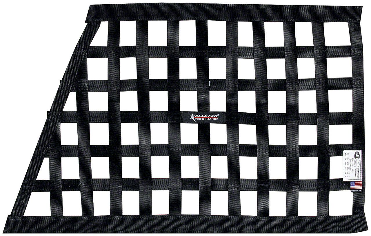 Allstar Performance Universal AM Ribbon Style SFI Angled Window Net ...