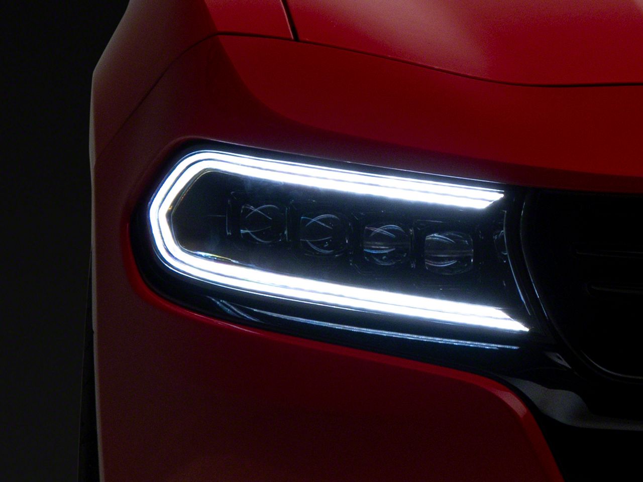 AlphaRex Charger NOVA-Series LED Projector Headlights; Alpha Black ...