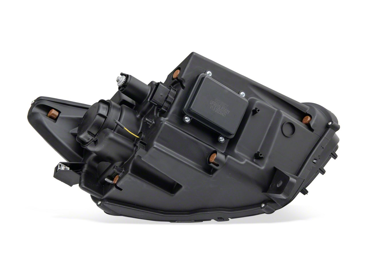 AlphaRex Mustang MK II NOVA-Series LED Projector Headlights; Alpha Black Housing; Clear Lens ...