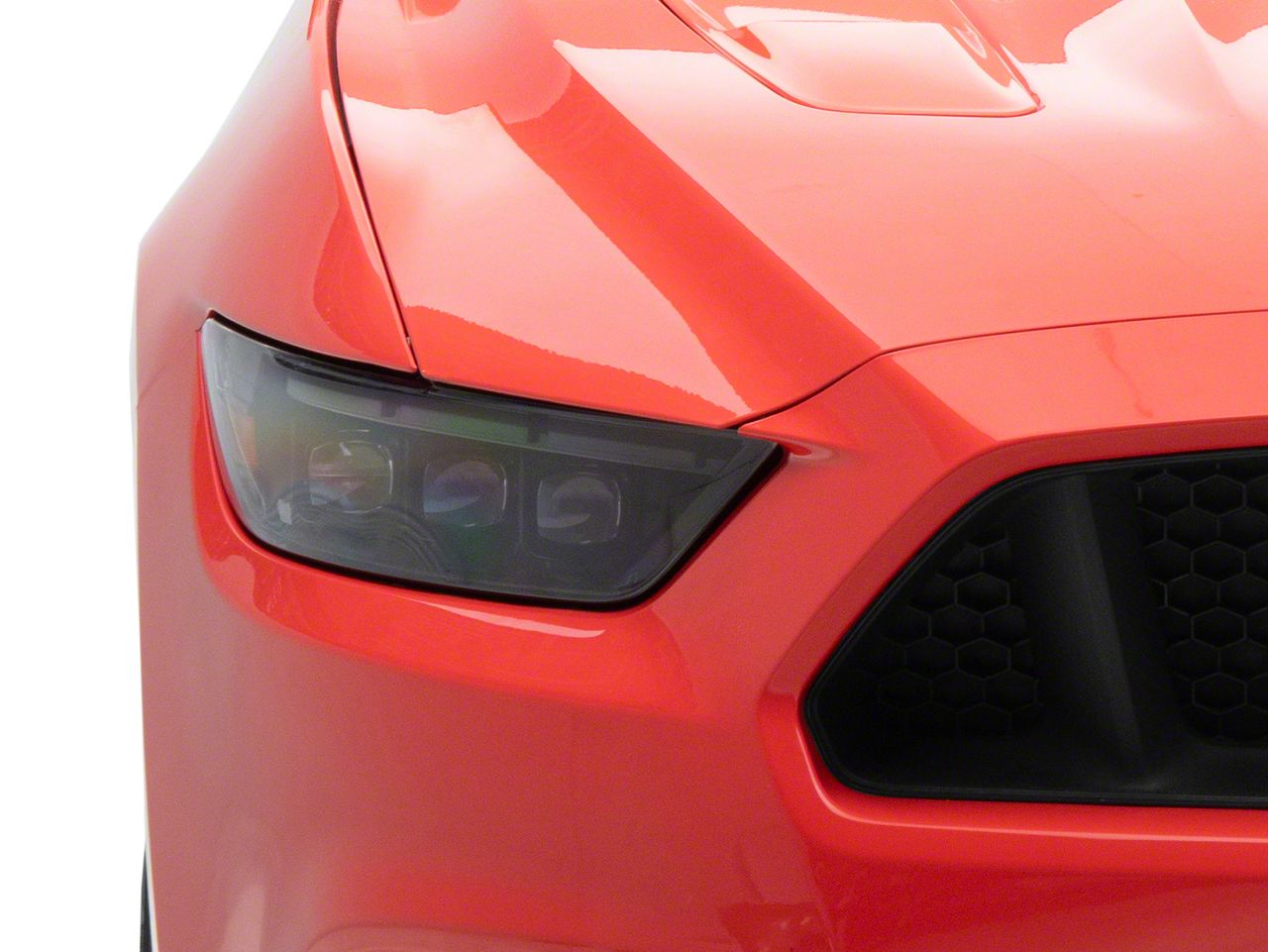 AlphaRex Mustang MK II NOVA-Series LED Projector Headlights; Alpha Black Housing; Clear Lens ...