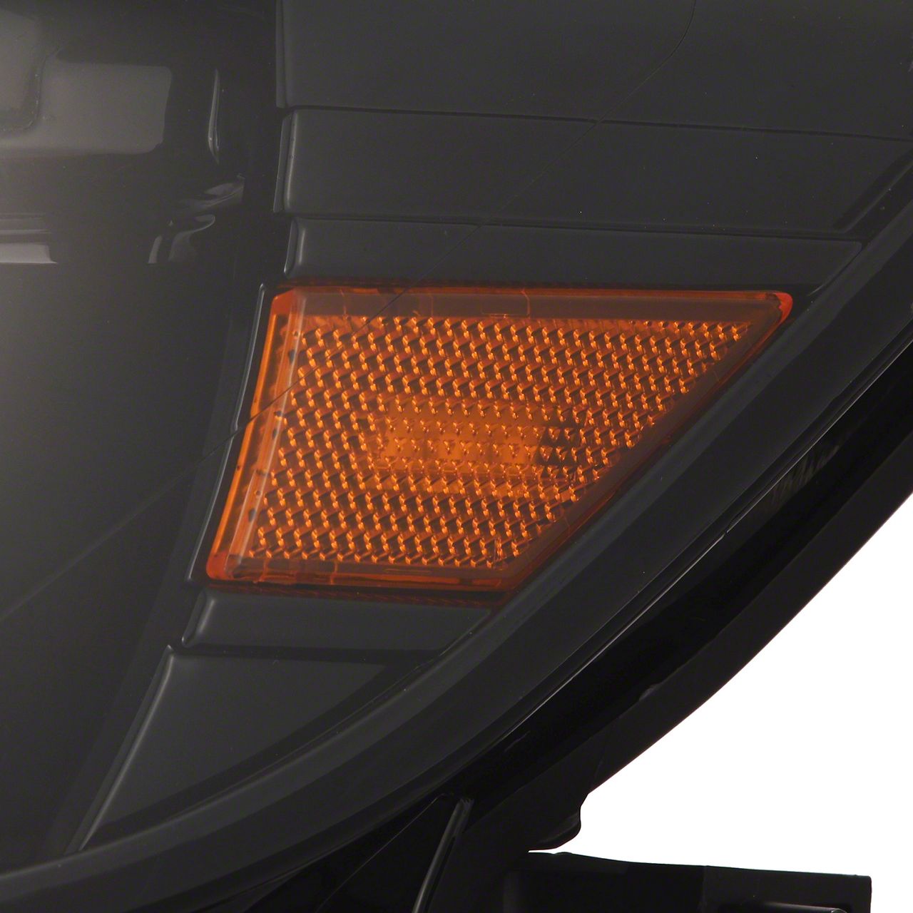 AlphaRex Mustang MK II NOVA-Series LED Projector Headlights; Alpha Black Housing; Clear Lens ...