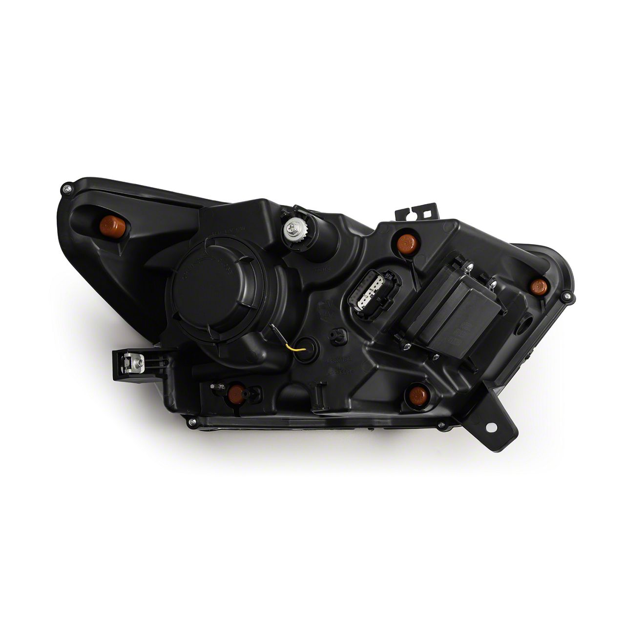 AlphaRex Mustang MK II NOVA-Series LED Projector Headlights; Alpha Black Housing; Clear Lens ...