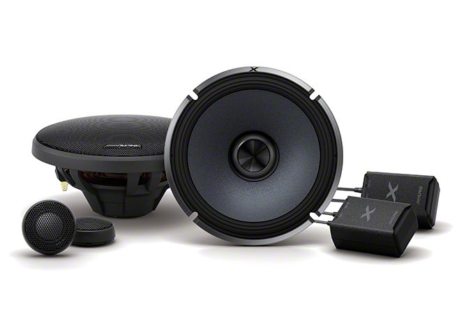 Alpine Charger X-Series Component 2-Way Speakers; 120W; 6.50-Inch X ...