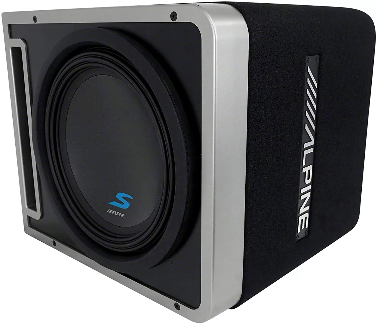 Alpine Mustang Single 12-Inch Alpine Halo S-Series Preloaded Subwoofer ...