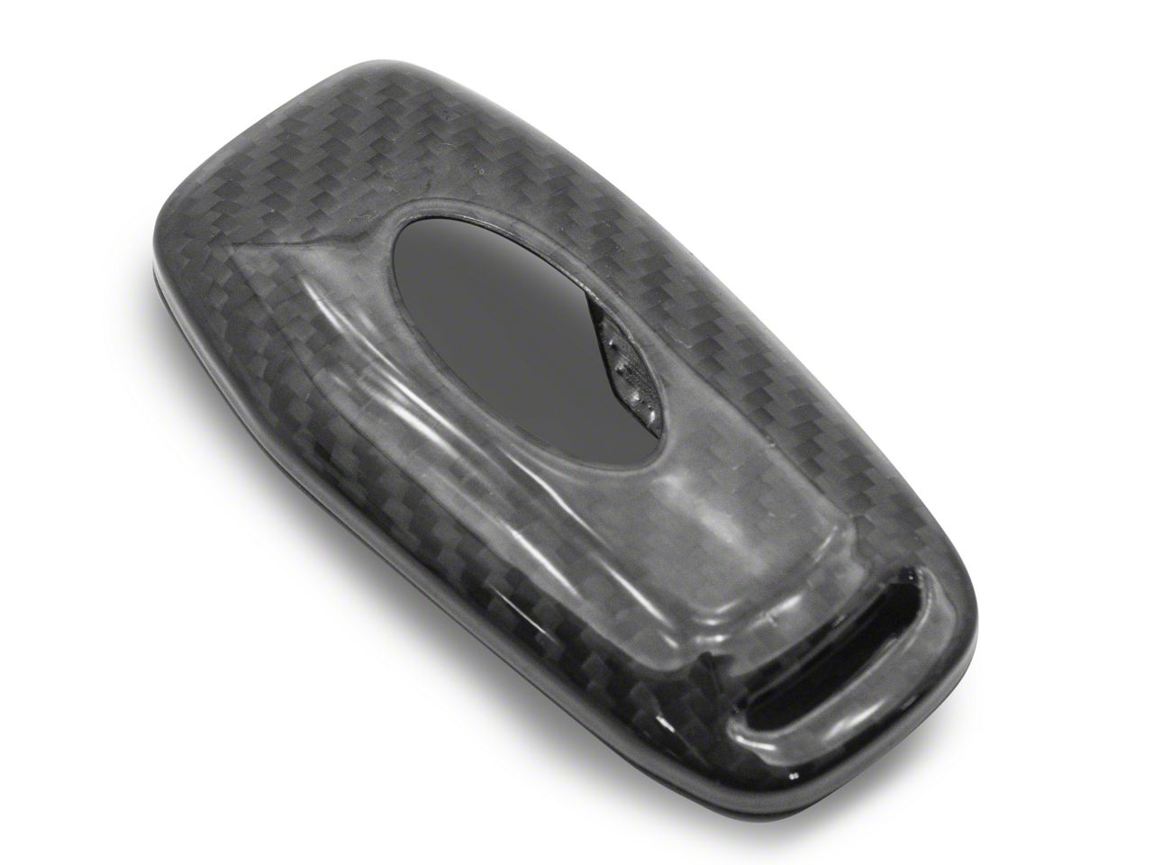SpeedForm Mustang 5-Button Key FOB Cover; Carbon Fiber 407054 (15-17 ...