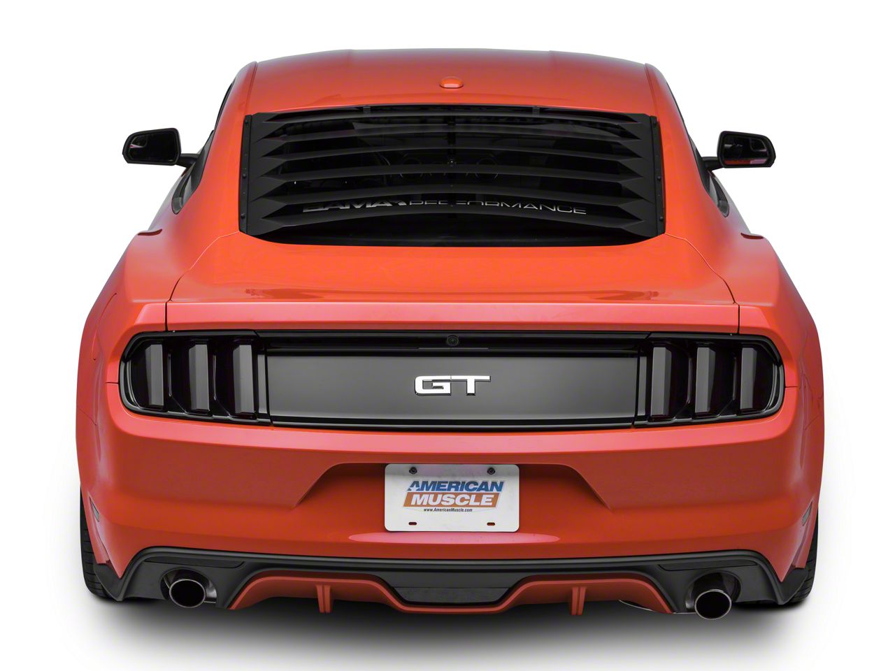 SpeedForm Mustang Aluminum Rear Window Louvers 389269 (15-25 Mustang ...