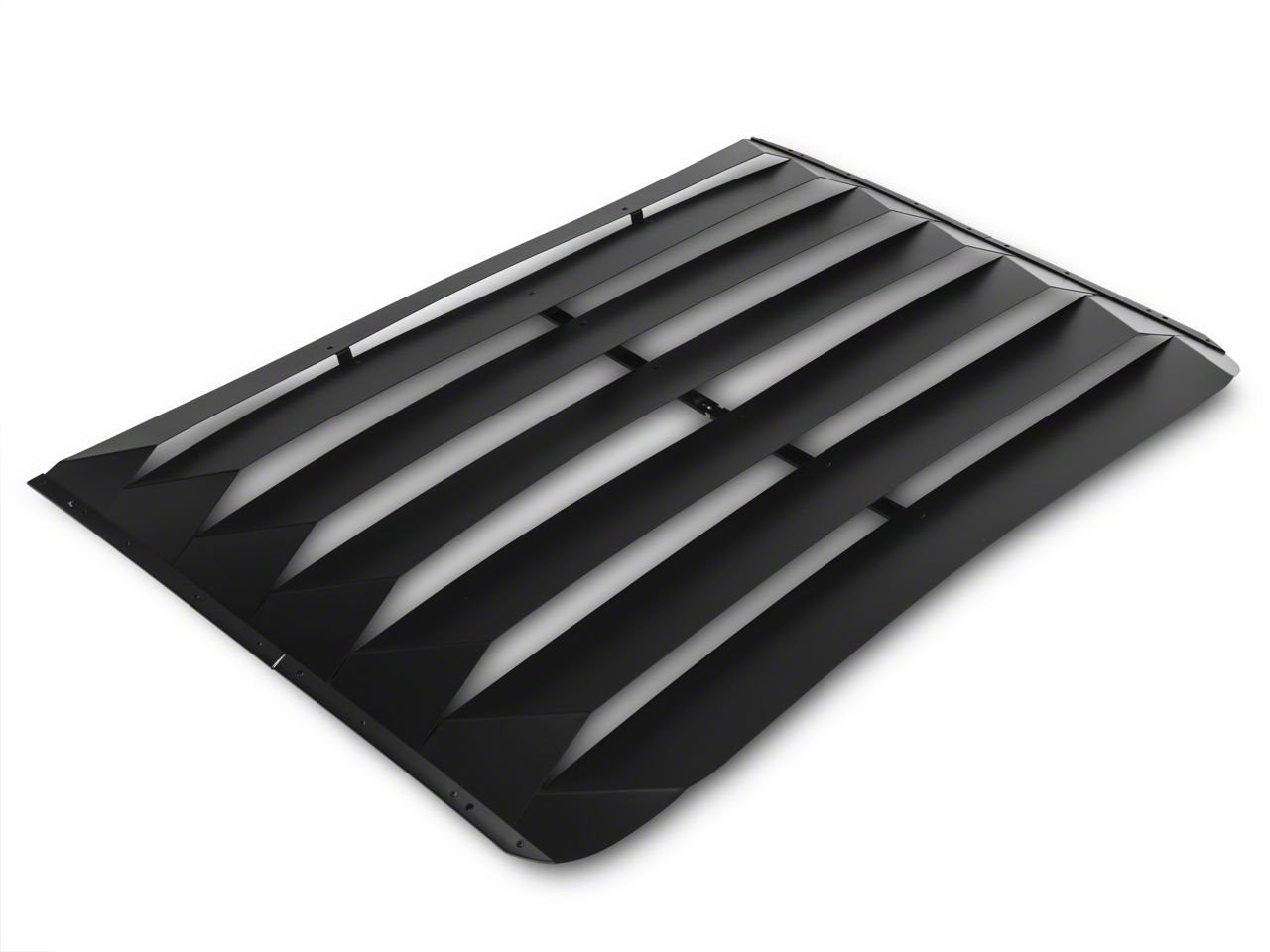SpeedForm Mustang Aluminum Rear Window Louvers 389269 (15-25 Mustang ...