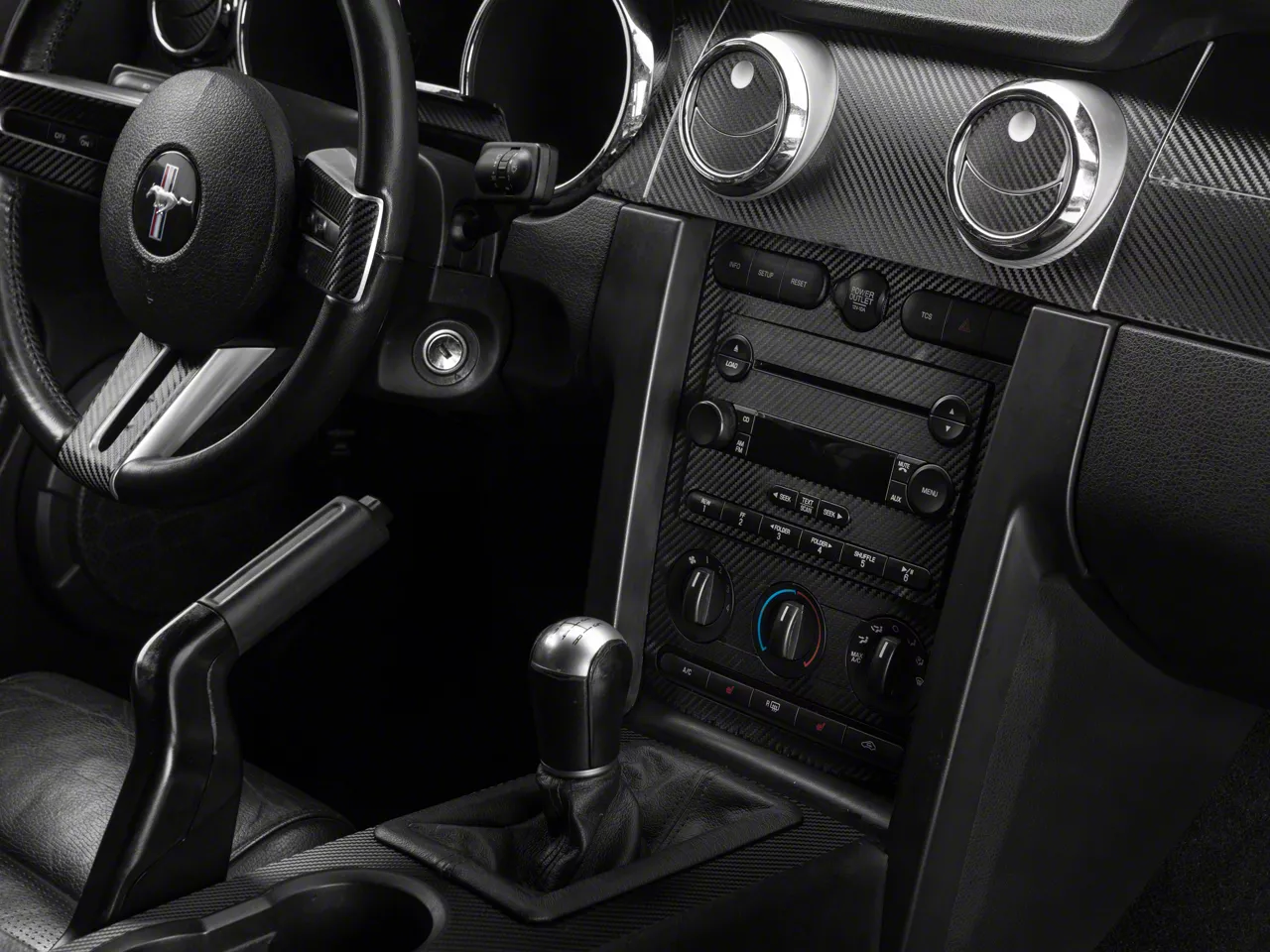 Mustang dash overlay kit store