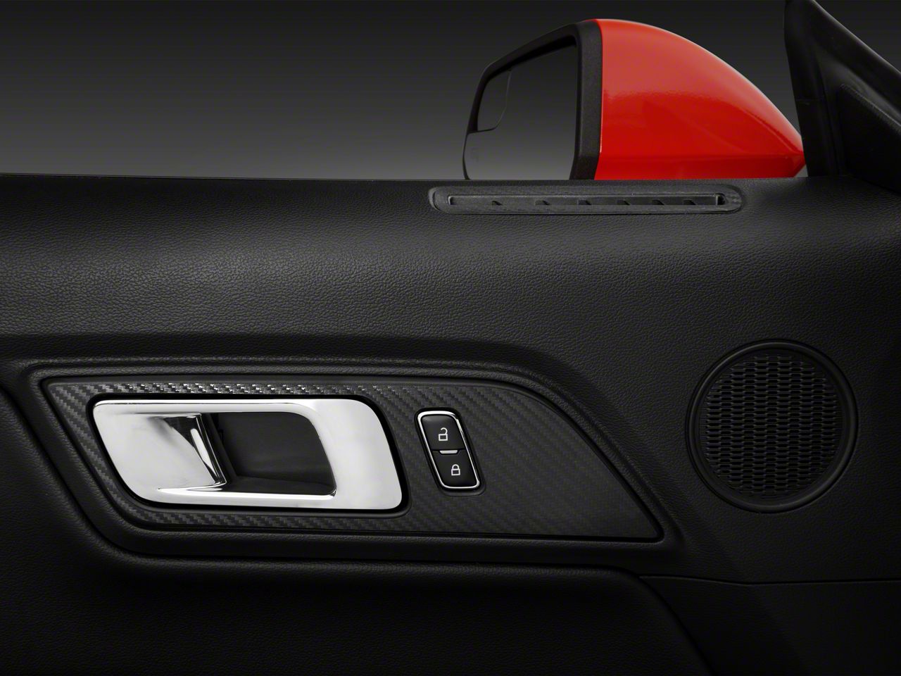 SEC10 Mustang Dash Overlay Kit; Carbon Fiber 389878 (15-23 Mustang ...