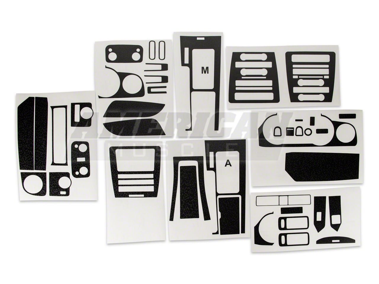 SEC10 Mustang Honeycomb Dash Overlay Kit 101401 (10-14 Mustang) - Free ...