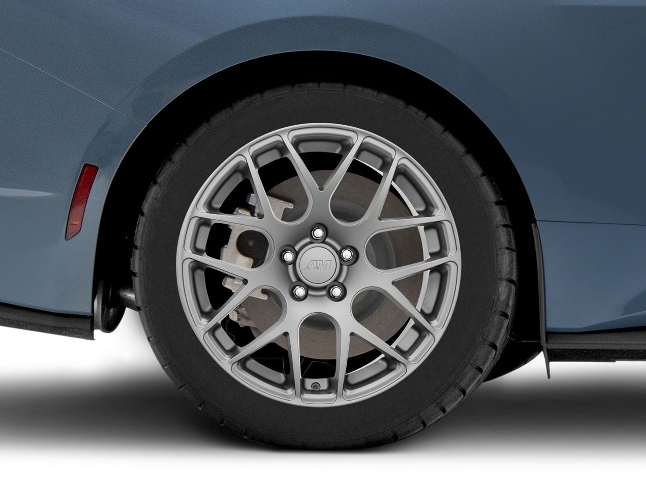 Mustang AMR Charcoal Wheel; Rear Only; 18x10; 45mm Offset (24-25 ...
