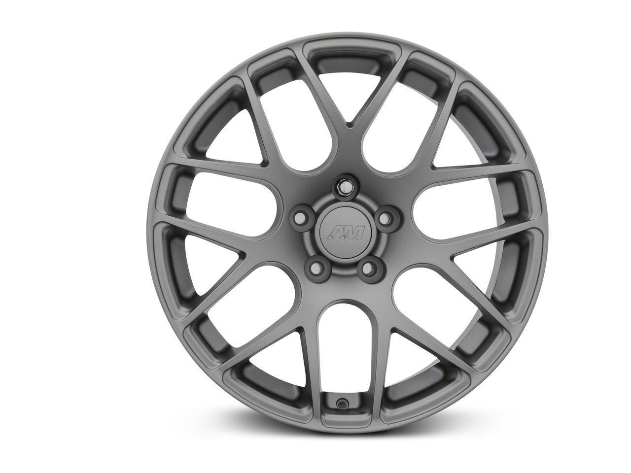 Mustang AMR Charcoal Wheel; Rear Only; 18x10; 45mm Offset (24-25 ...