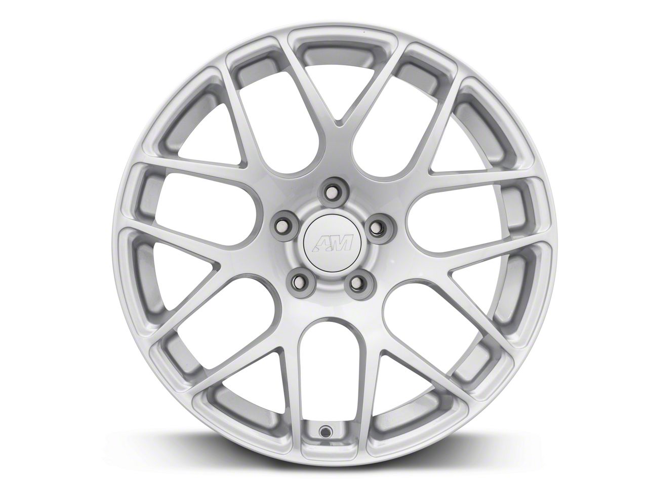Mustang AMR Silver Wheel; 19x8.5; 30mm Offset (24-25 Mustang) - Free ...