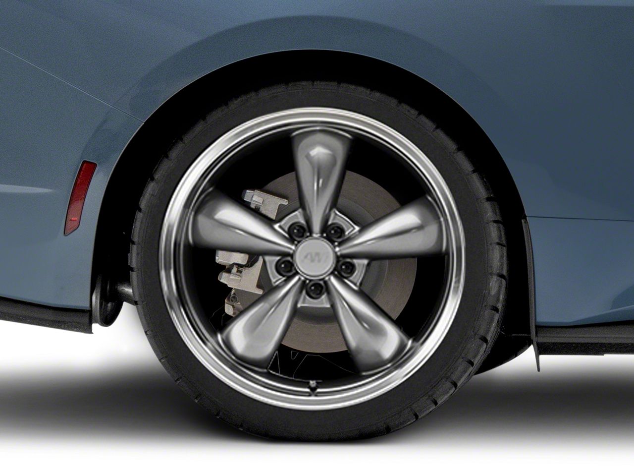 Mustang Deep Dish Bullitt Anthracite Wheel; Rear Only; 20x10; 48mm ...