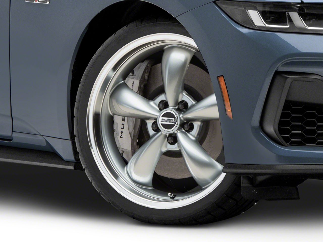 Mustang Deep Dish Bullitt Anthracite Wheel; 20x8.5; 38mm Offset (24-25 ...