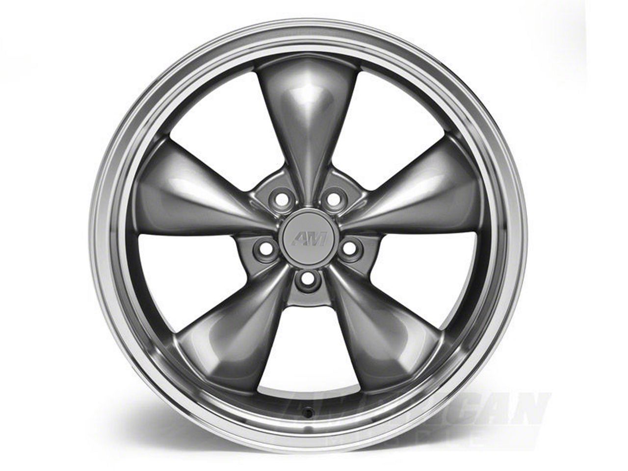 Mustang Deep Dish Bullitt Anthracite Wheel; 20x8.5; 38mm Offset (24-25 ...