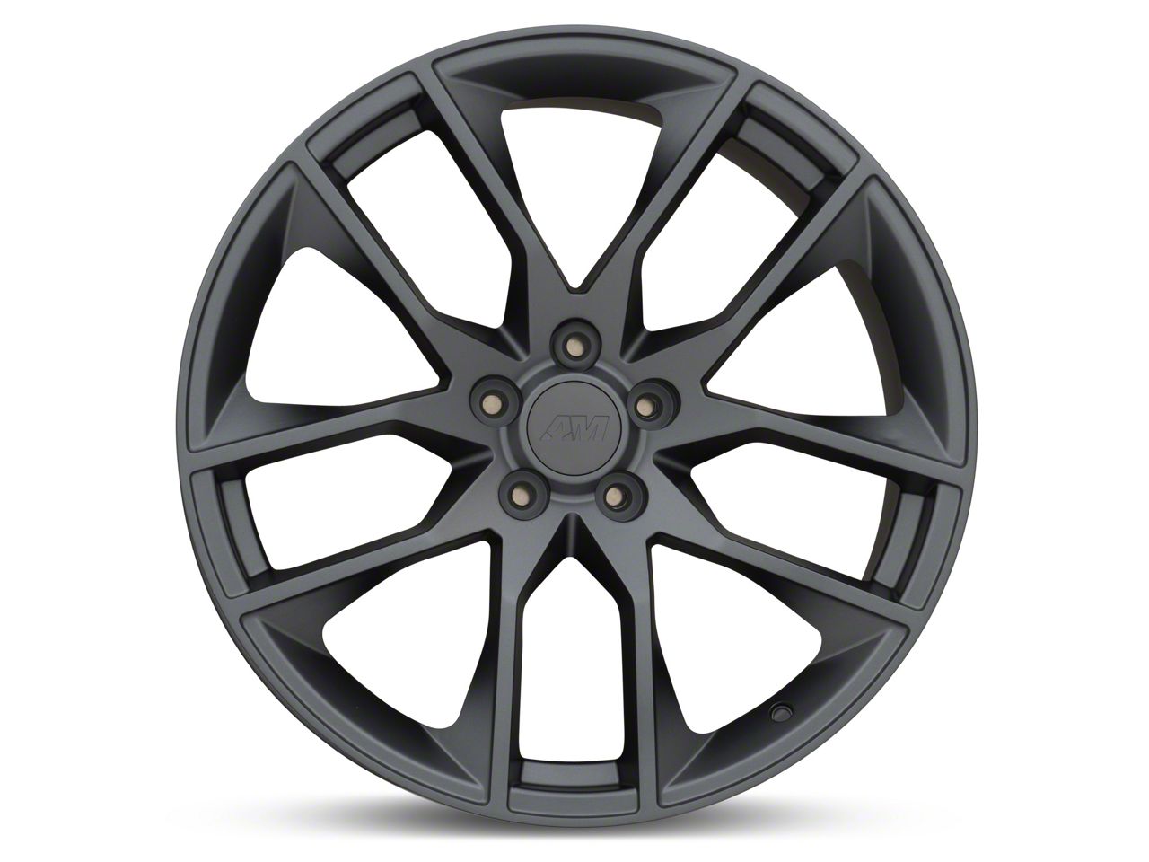 Mustang Magnetic Style Charcoal Wheel; Rear Only; 19x10; 48mm Offset ...