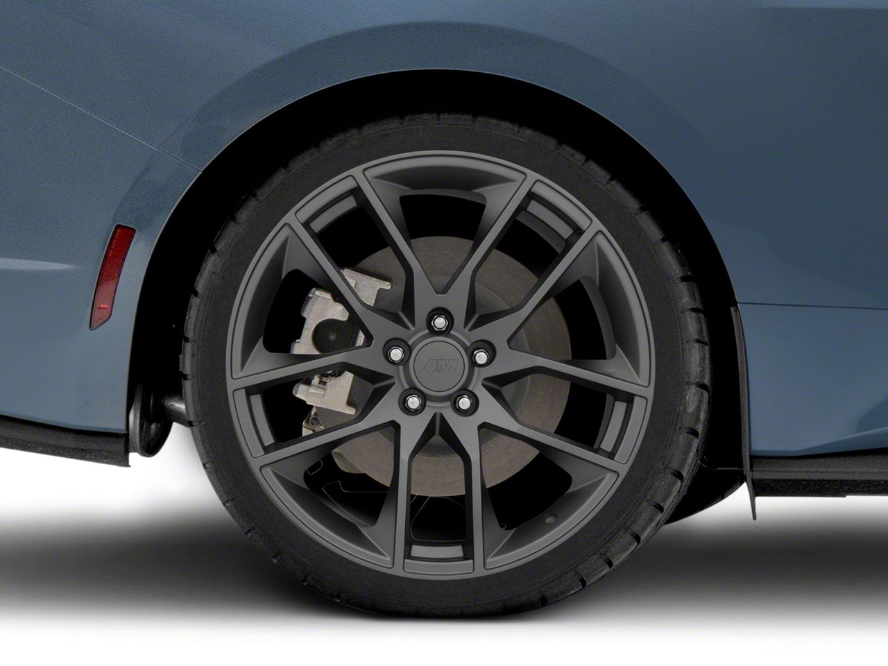 Mustang Magnetic Style Charcoal Wheel; Rear Only; 20x10; 48mm Offset ...