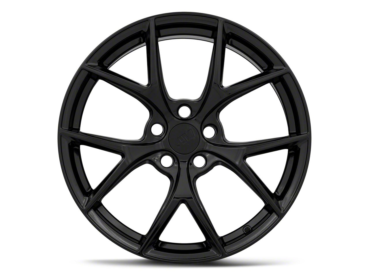 Mustang Performance Pack 2 Style Gloss Black Wheel; Rear Only; 19x10 ...