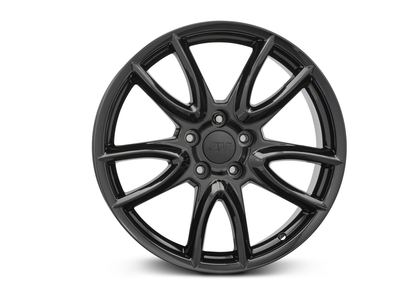 Mustang Track Pack Style Gloss Black Wheel; 19x8.5; 48mm Offset (24-25 ...