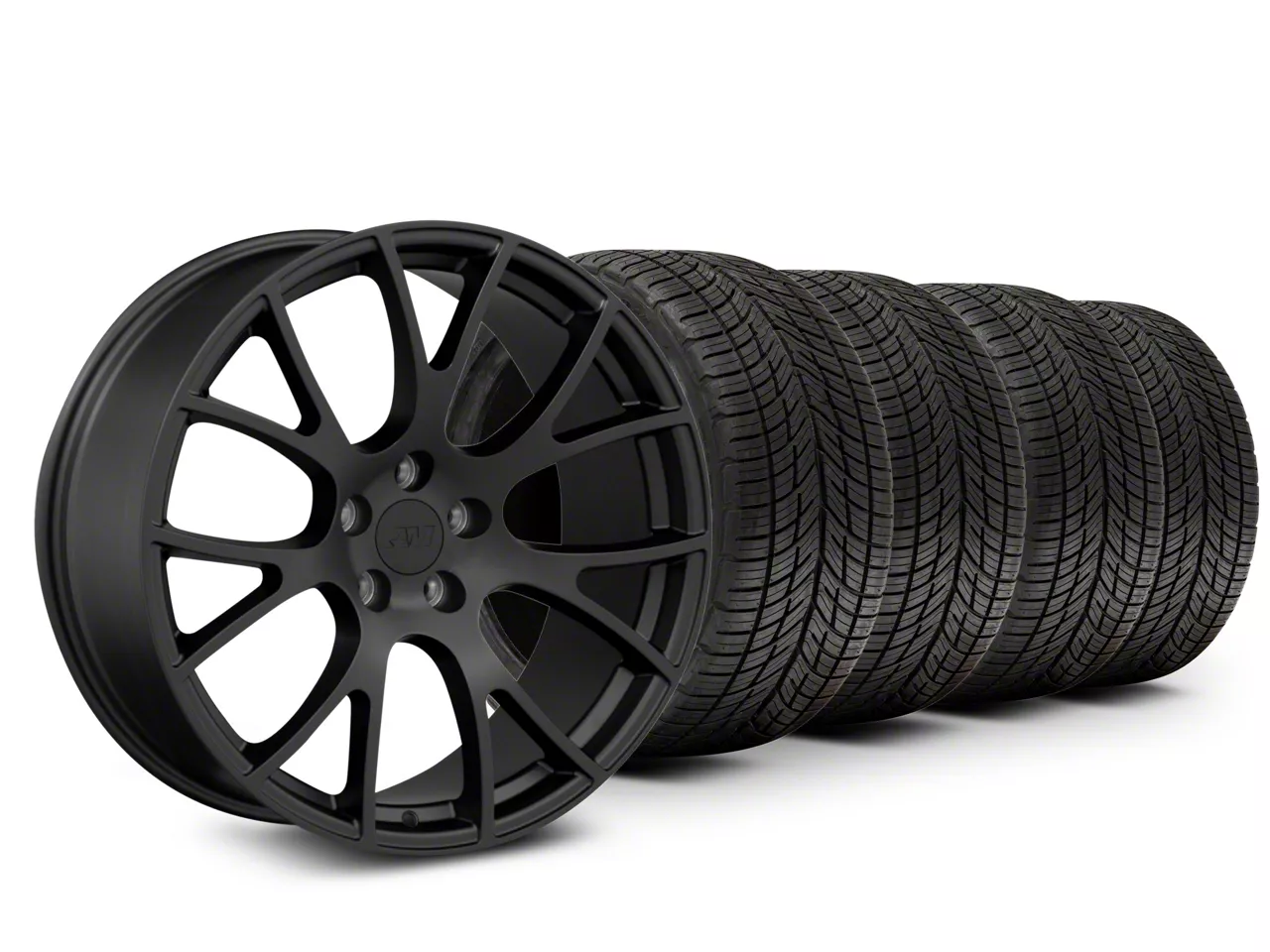 Challenger 20x9 Hellcat Style & BF Goodrich All-Season g-Force Comp-2 ...