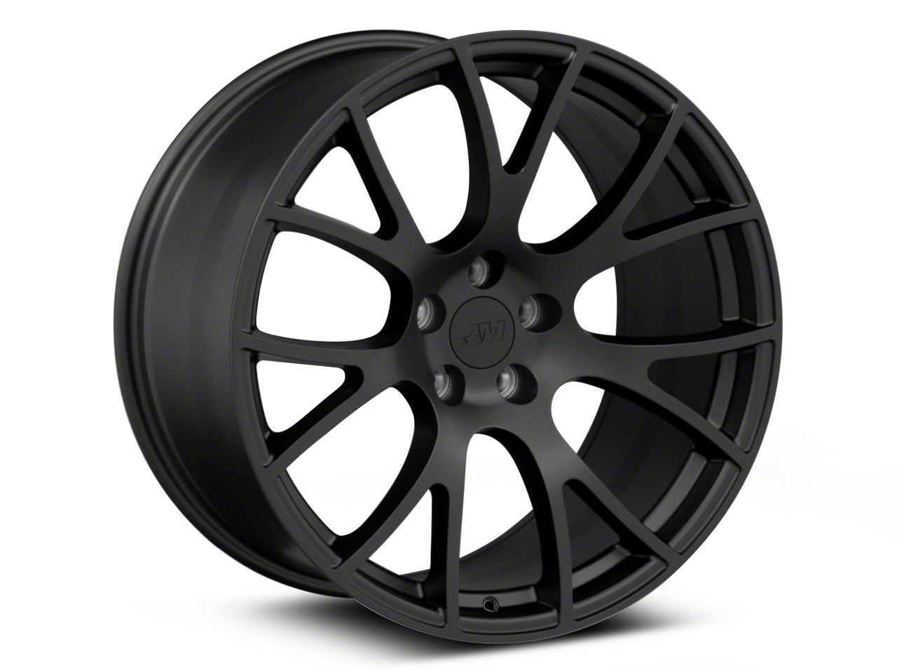 Charger Hellcat Style Satin Black Wheel; Rear Only; 20x10.5; 25mm ...