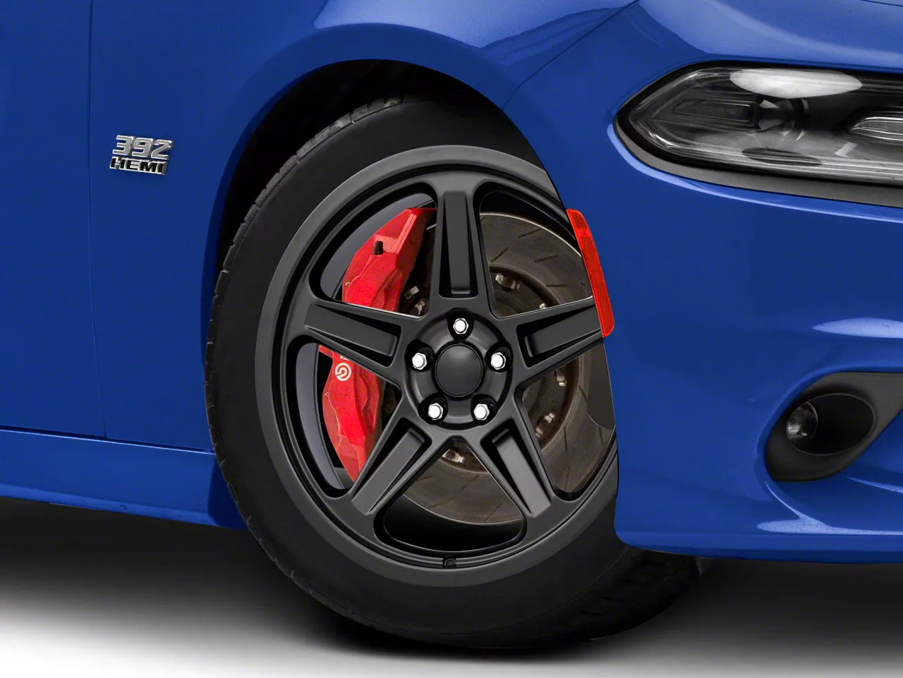 Charger SRT Demon Style Satin Black Wheel; 20x9.5; 12mm Offset (11-23 ...