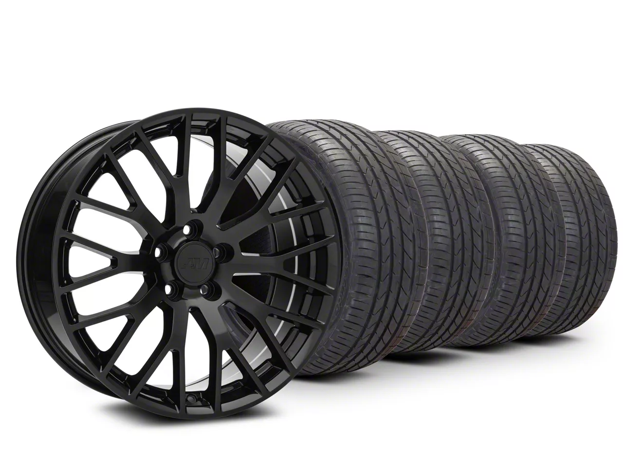 Mustang 19x8.5 Performance Pack Style & Atturo All-Season AZ850 Tire ...