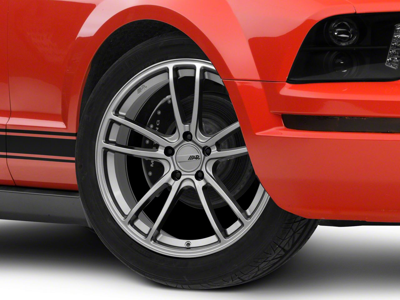 American Racing Mustang Mach Five Graphite Wheel; 20x10; 35mm Offset ...