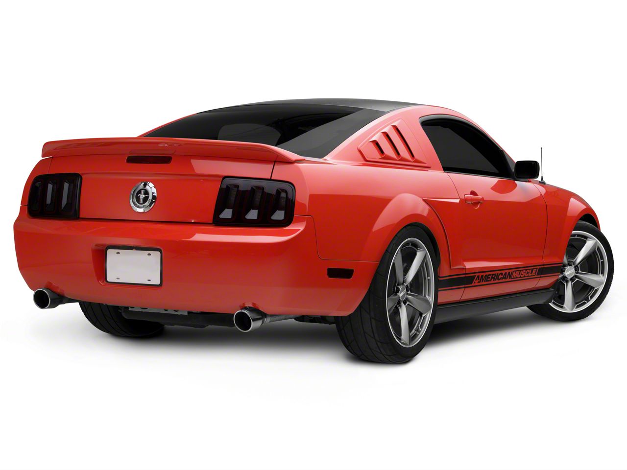 American Racing Mustang TTF Matte Anthracite with Machined Lip Wheel ...