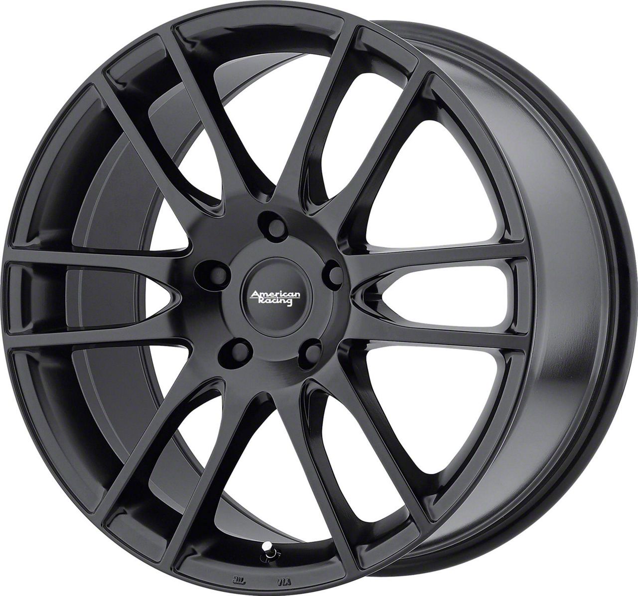 American Racing Camaro PIVOT Satin Black Wheel; 20x8.5; 35mm Offset ...