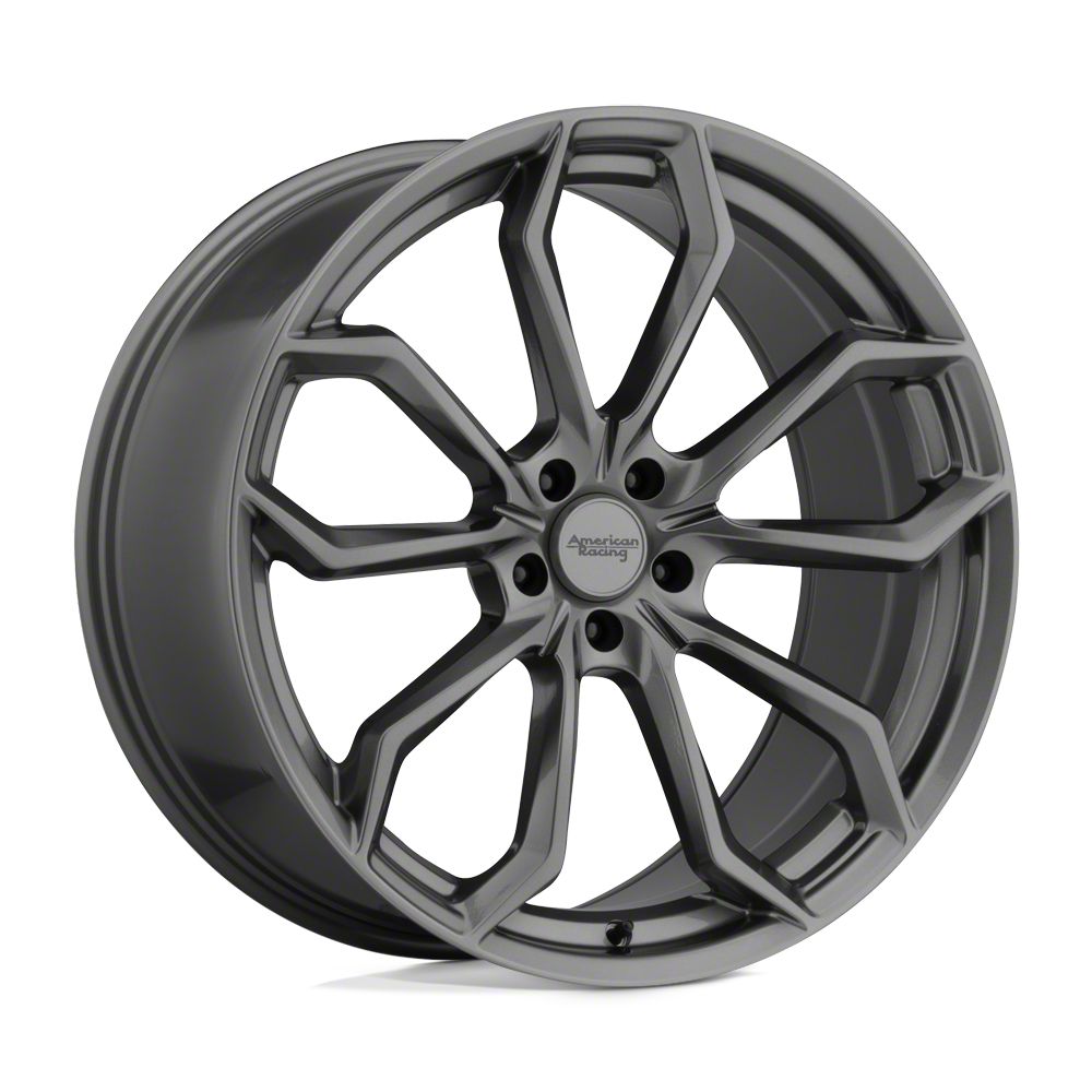 American Racing Camaro Splitter Graphite Wheel; 22x9; 20mm Offset ...