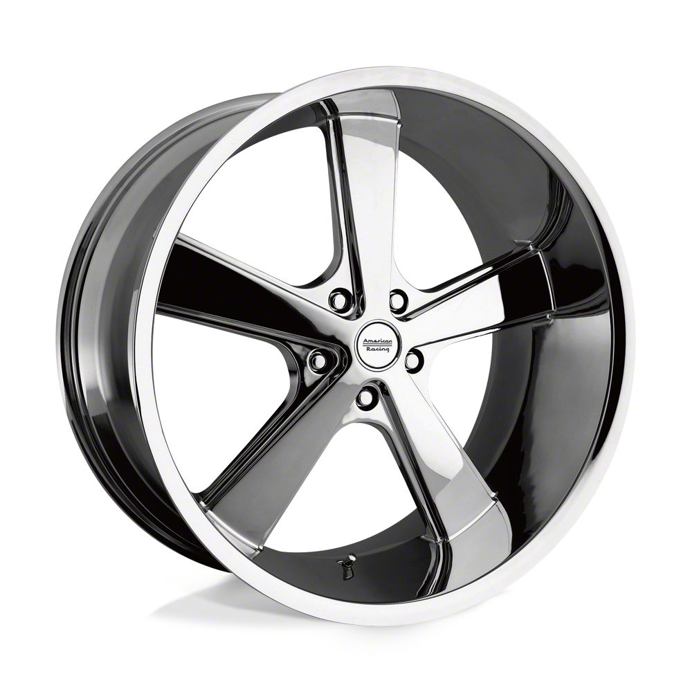American Racing Mustang Nova Chrome Wheel; 17x7; 0mm Offset ...