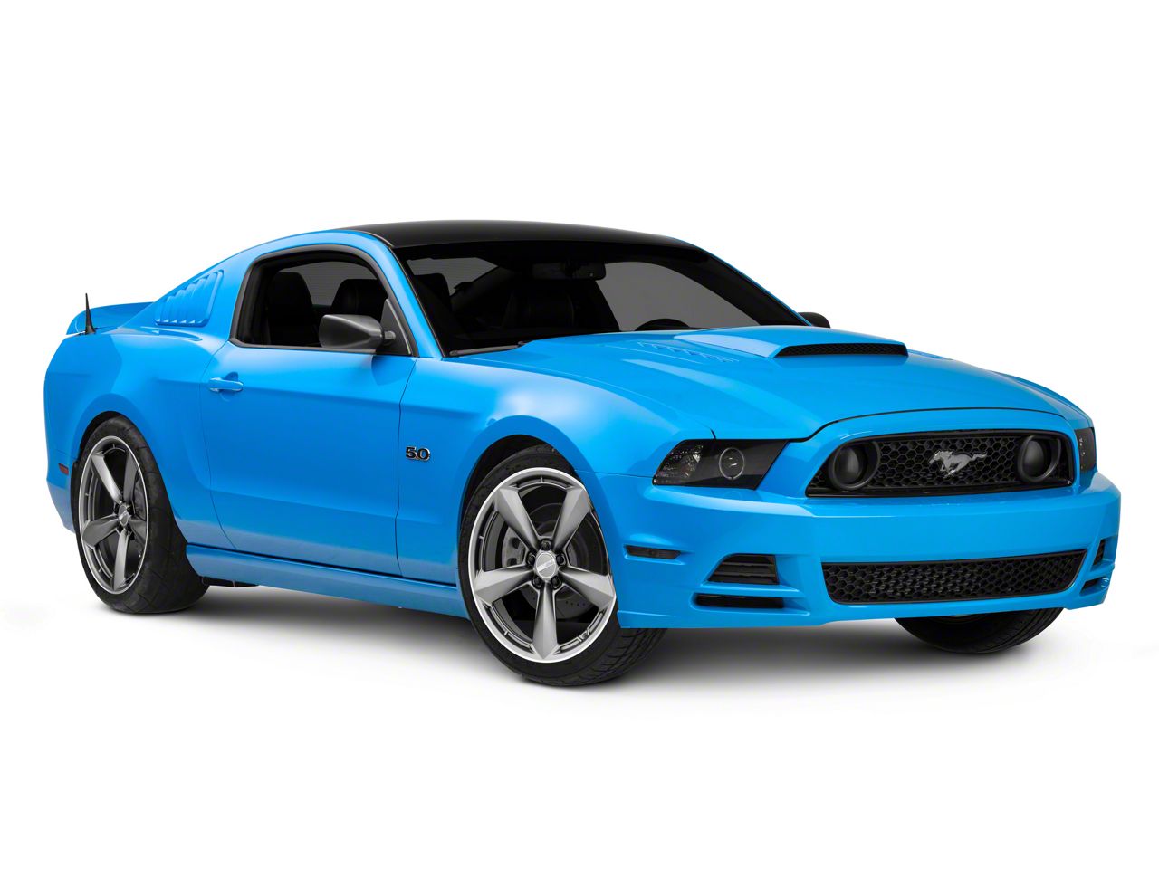 American Racing Mustang TTF Matte Anthracite with Machined Lip Wheel ...