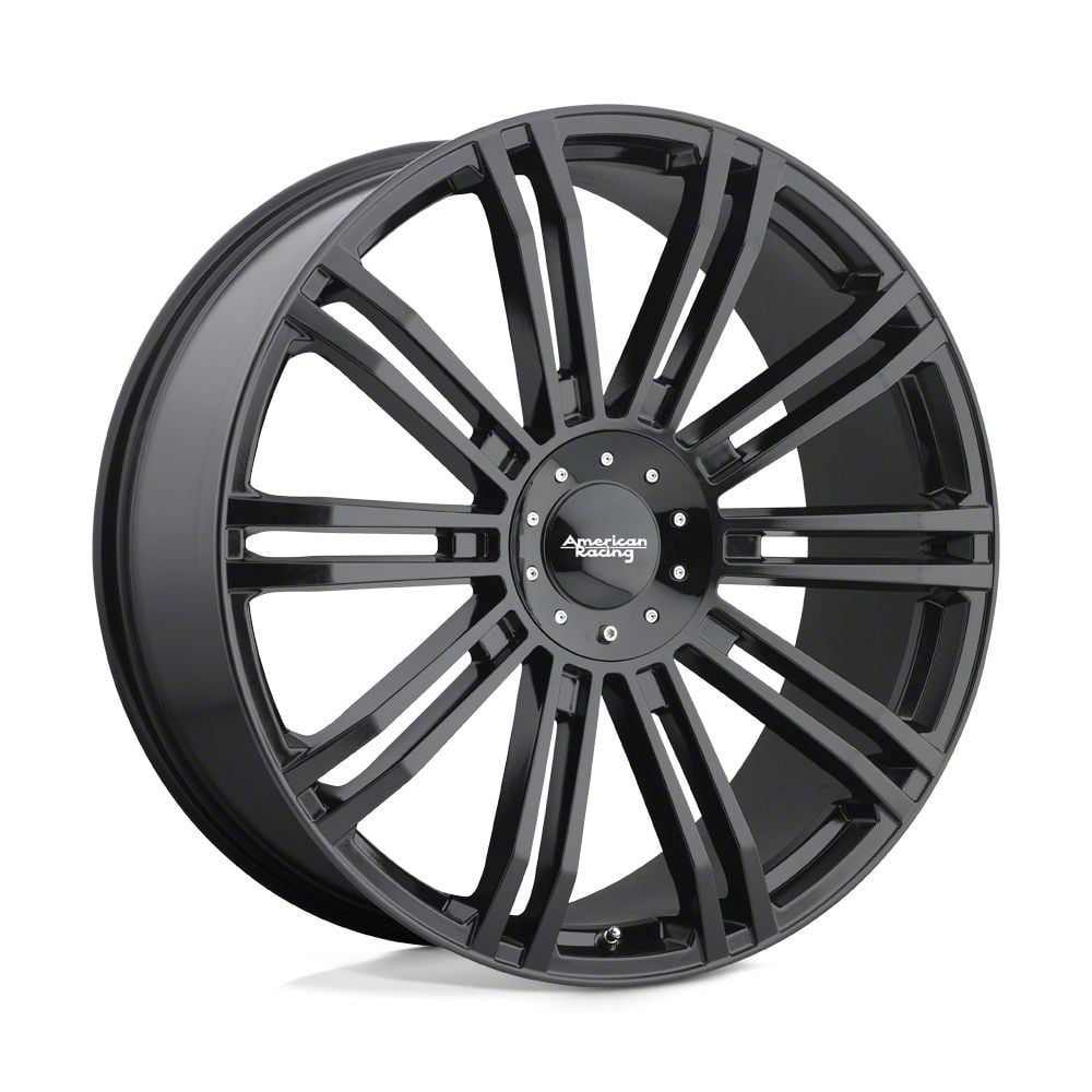 American Racing Mustang D2 Gloss Black Wheel; 20x8.5 AR93928554335 (15 ...