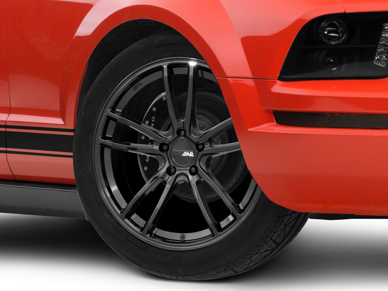 American Racing Mustang Mach Five Gloss Black Wheel; 19x10 ...