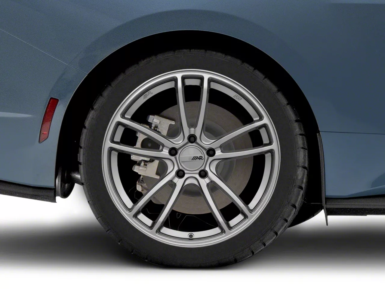 American Racing Mustang Mach Five Graphite Wheel; Rear Only; 19x11 ...