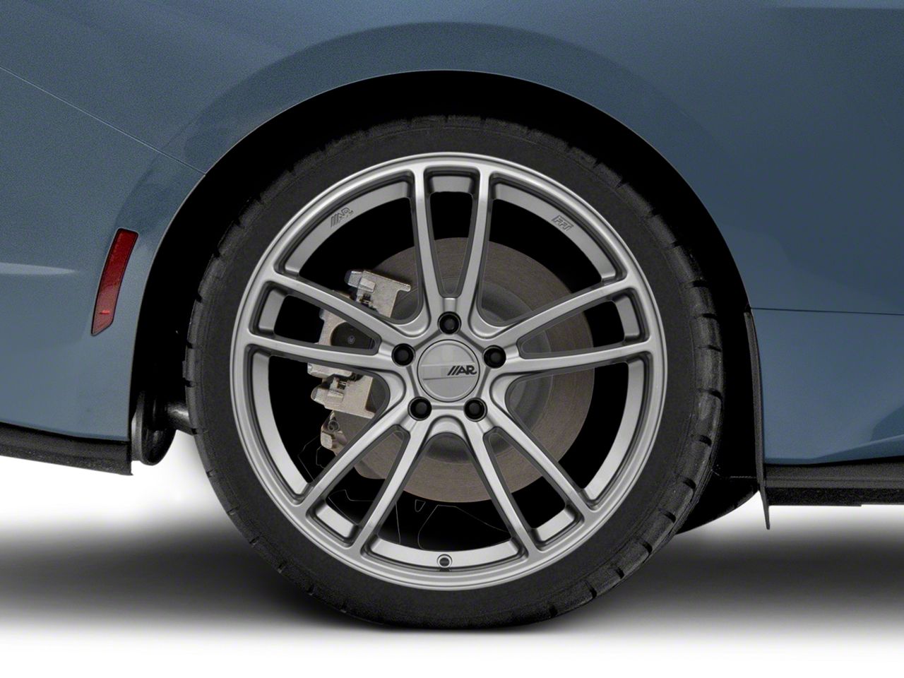 American Racing Mustang Mach Five Graphite Wheel; Rear Only; 20x11 ...