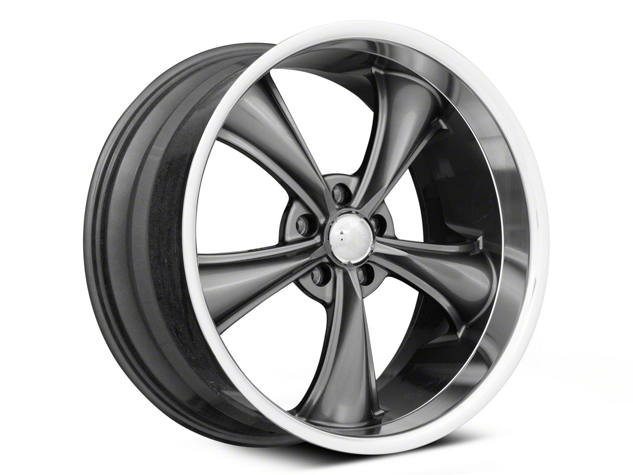 American Racing Challenger BOSS Graphite with Diamond Cut Lip Wheel ...