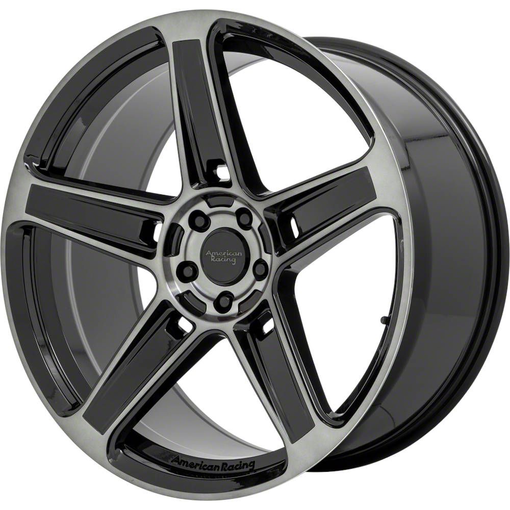 American Racing Challenger HELLION Gloss Black with Gray Tint Wheel ...