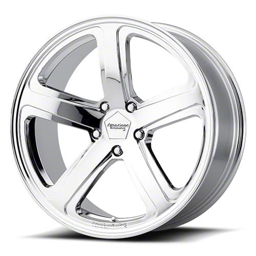 American Racing Challenger Hot Lap Chrome Wheel; 18x8; 15mm Offset ...