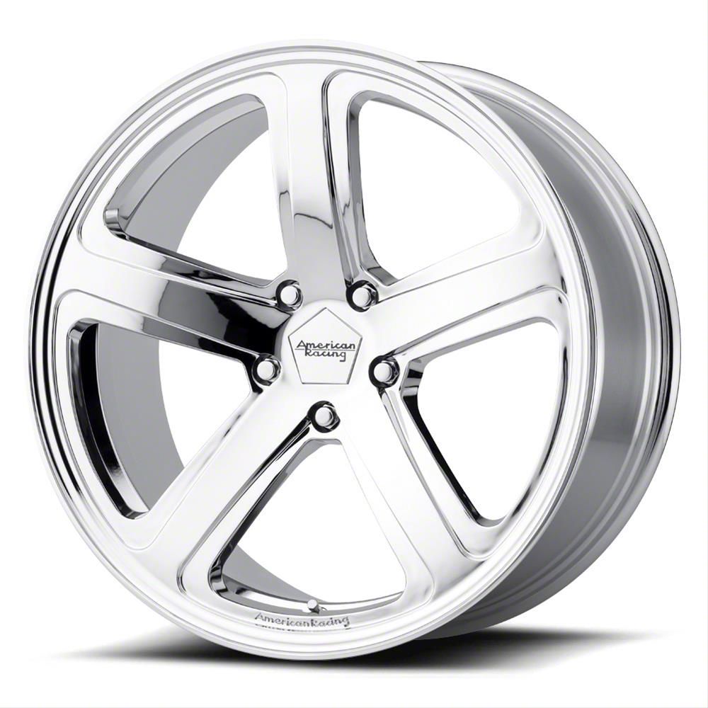 American Racing Challenger Hot Lap Chrome Wheel; 18x8; 38mm Offset ...