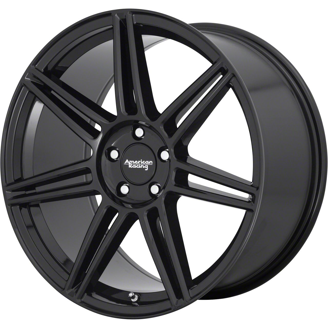American Racing Challenger REDLINE Gloss Black Wheel; 20x8.5 ...