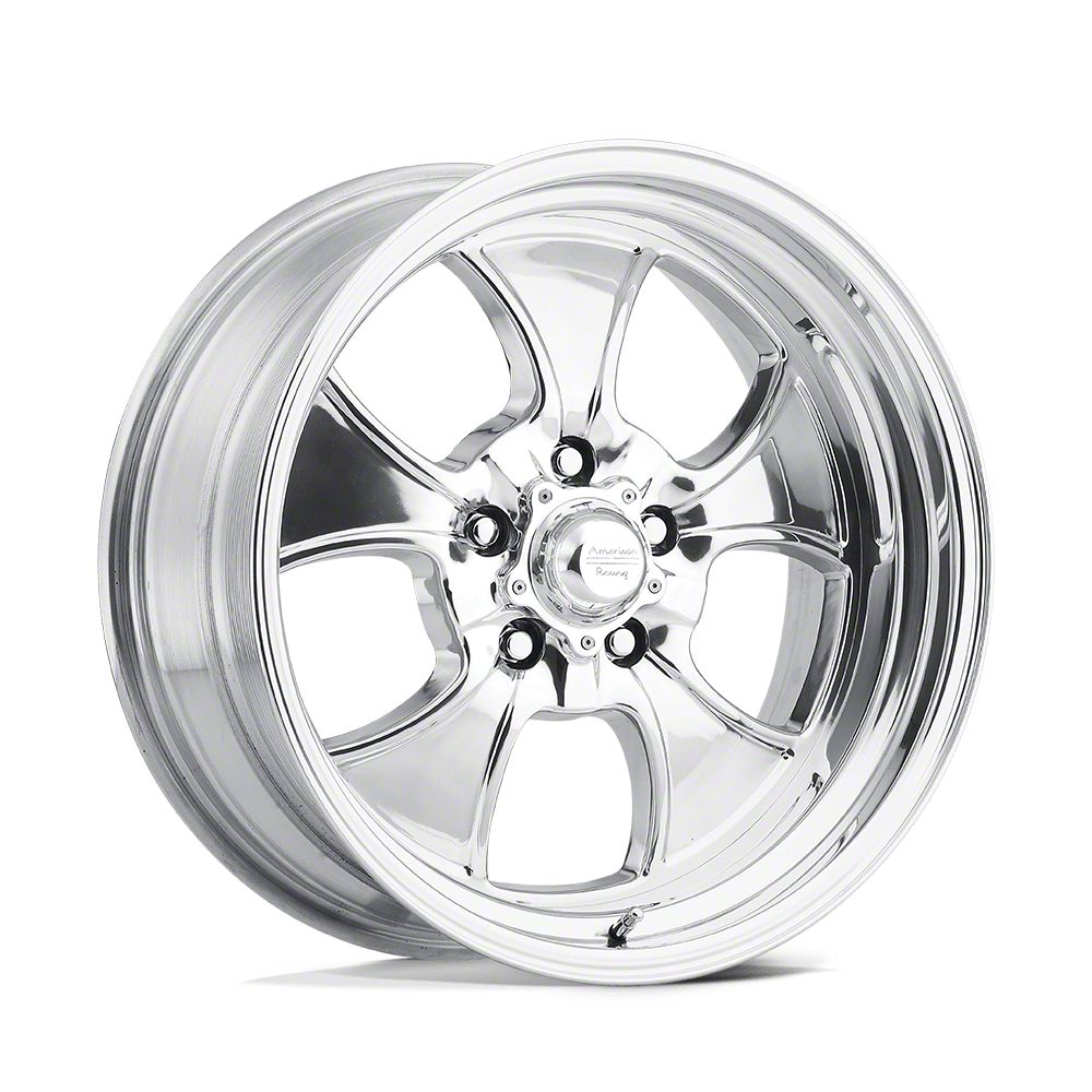 American Racing Mustang Hopster Polished Wheel; 18x8; 19mm Offset ...