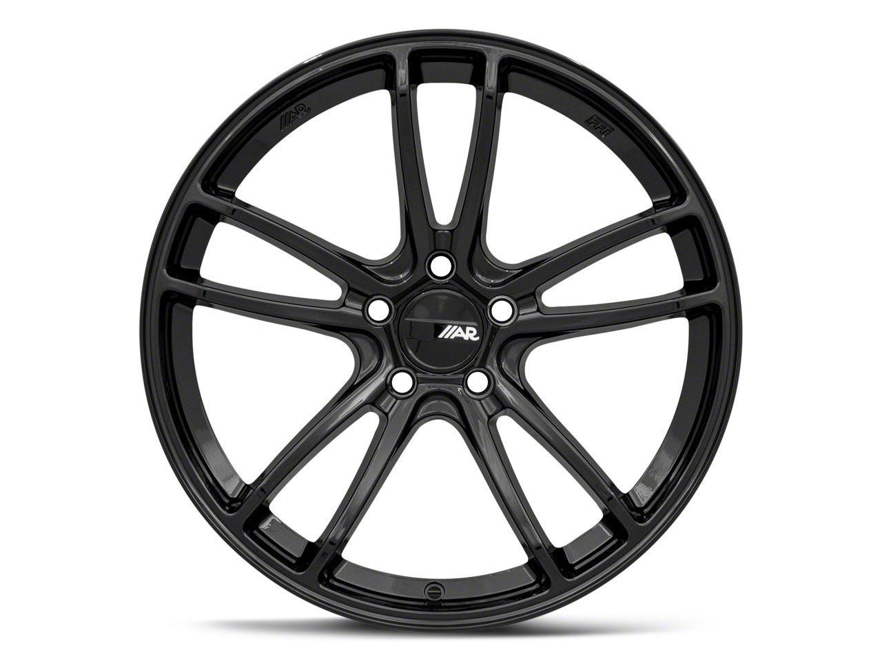 American Racing Mustang Mach Five Gloss Black Wheel; 19x10; 35mm Offset ...