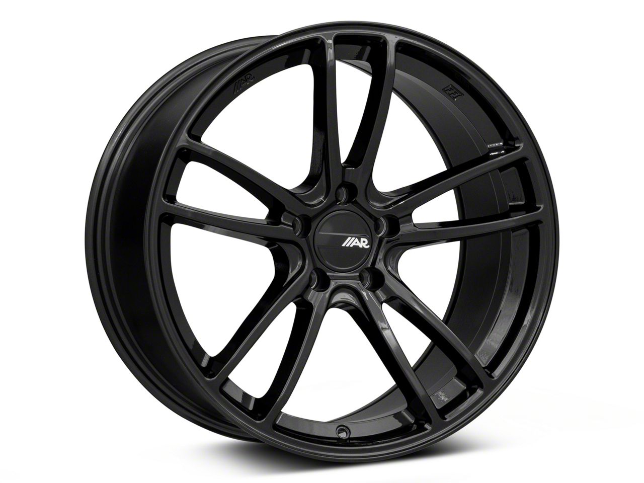 American Racing Mustang Mach Five Gloss Black Wheel; 19x10; 35mm Offset ...