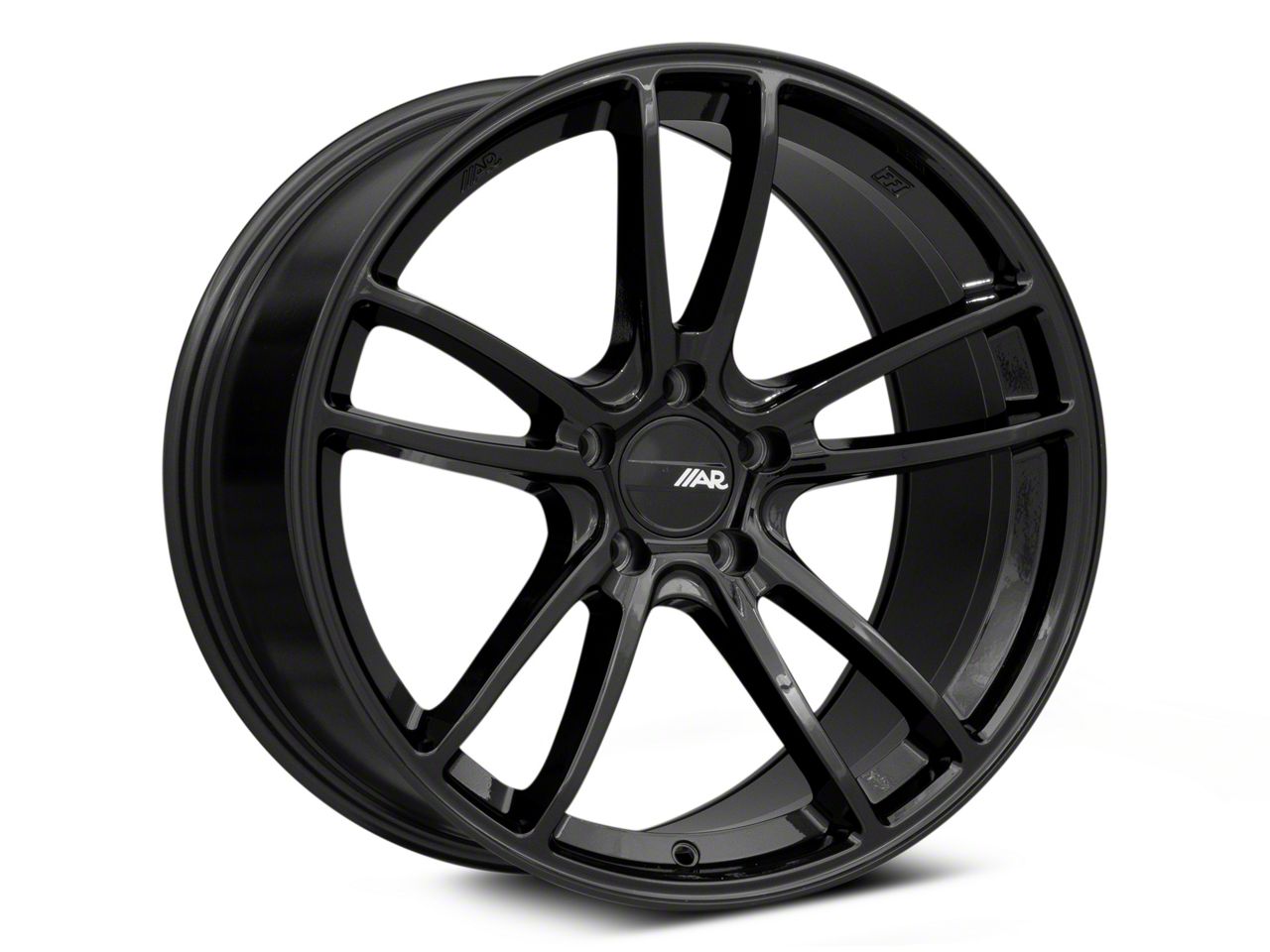 American Racing Mustang Mach Five Gloss Black Wheel; Rear Only; 19x10 ...